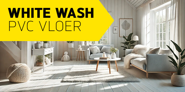 PVC Vloer White Wash Kopen? | White Wash PVC | Laminaat.nl